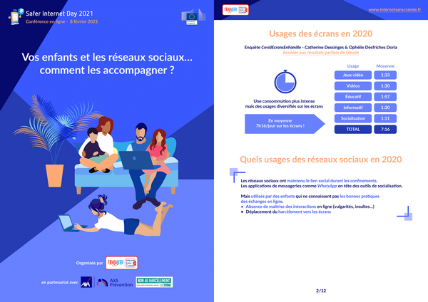 Vos enfants et les réseaux sociaux... comment les accompagner ...